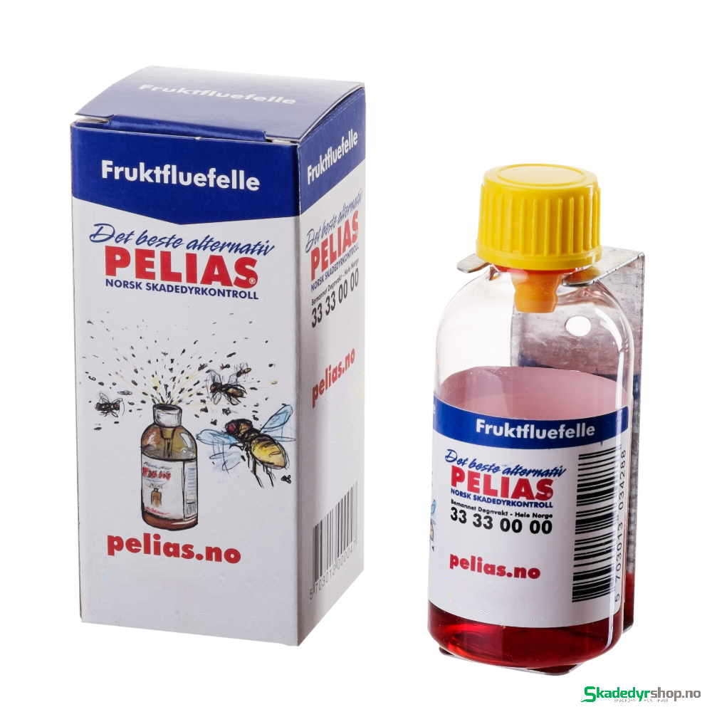 Fruktfluefelle inkludert lokkemiddel Pelias – skadedyrshop