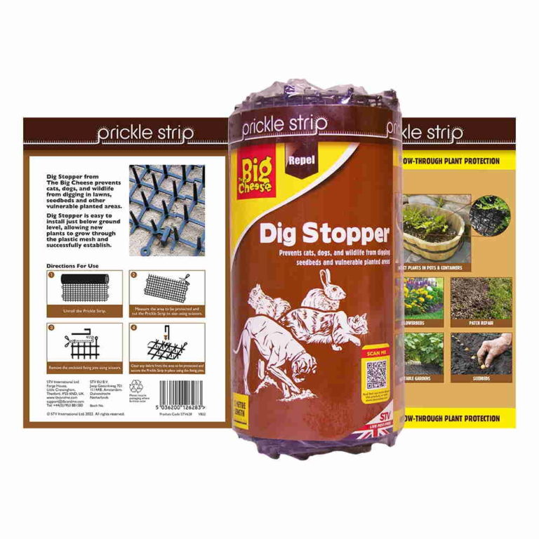 Dig Stopper / Gravestopp piggmatte. 2m. x 28cm. – Hold dyra vekk ...